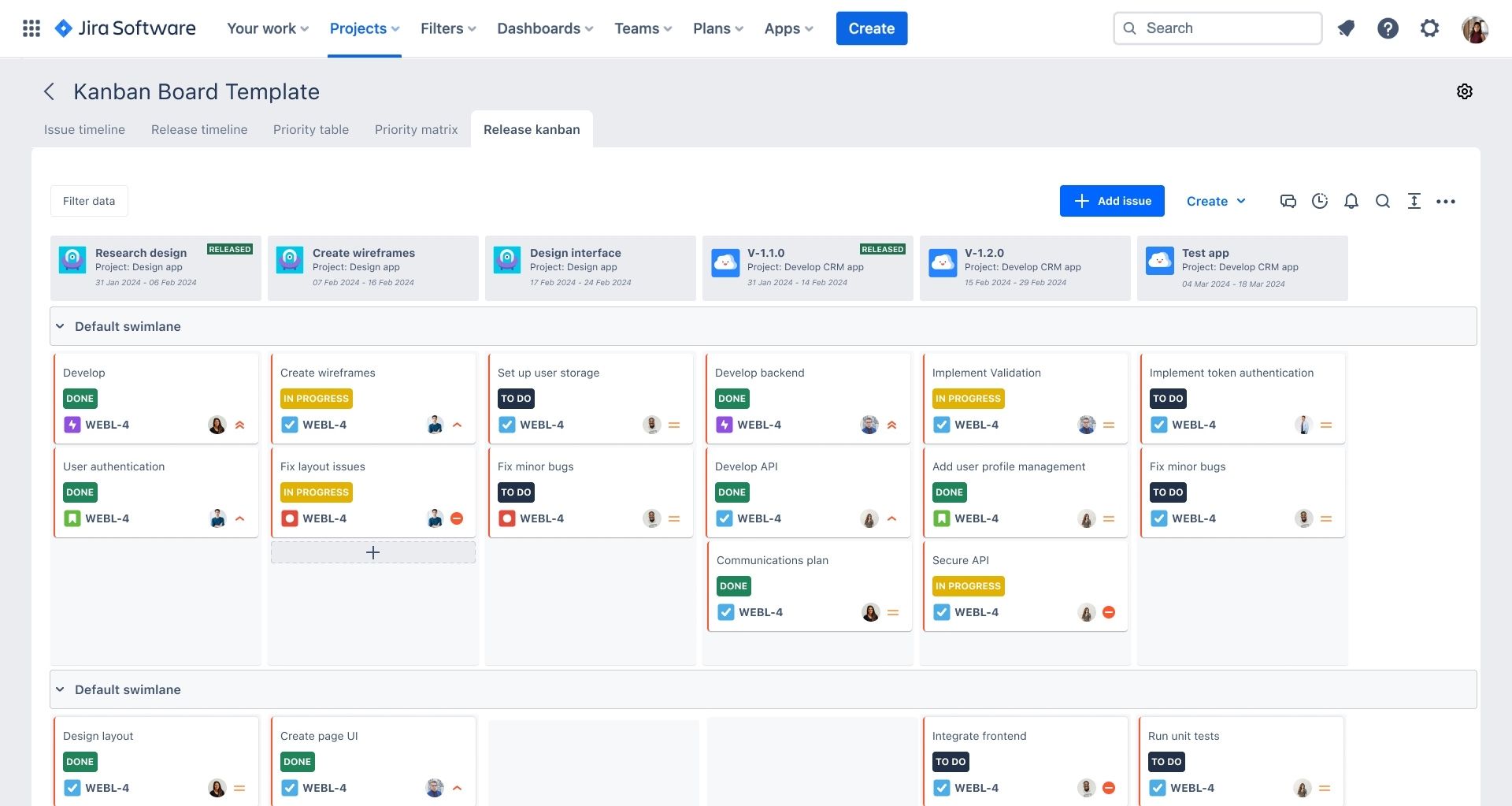 Kanban Board Template Routemap